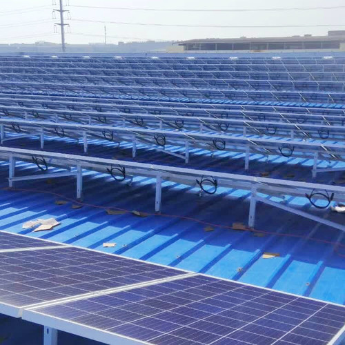 Adjustable Tilt Leg Flat Roof Solar Racking System Solar Roof Mount ...