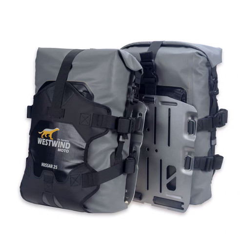 Rally/Long trip Split Side Bag Hussar Pannier 25L | peak