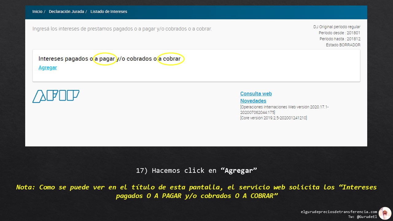 Paso a Paso - Formulario 2668 - Entrega 3 - Operaciones Financieras