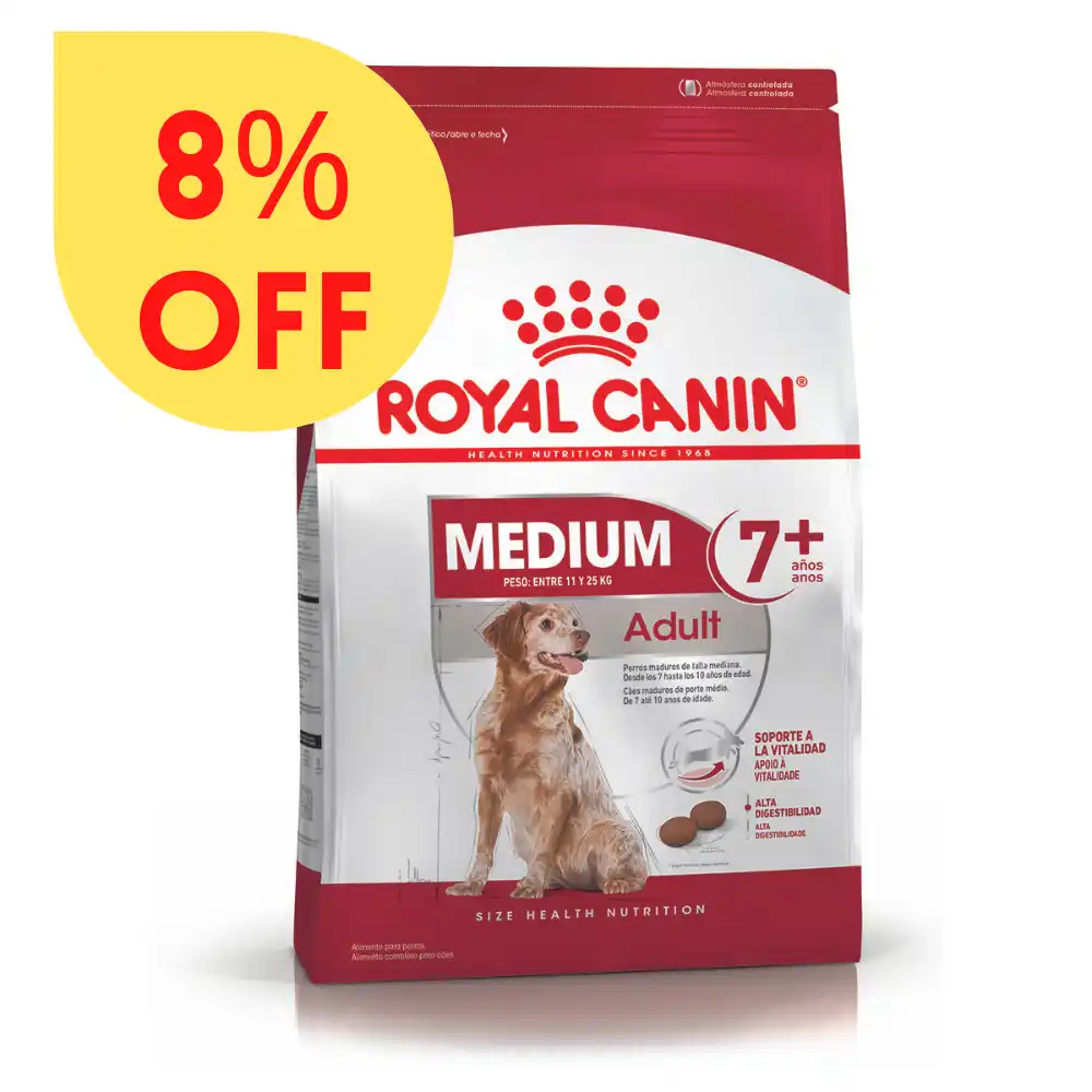 Royal Canin Medium Adult 7+ 15 Kg | Bacanes Pet Shop Royal Canin Medium Adult 7+ 15 Kg | Bacanes Pet Shop
