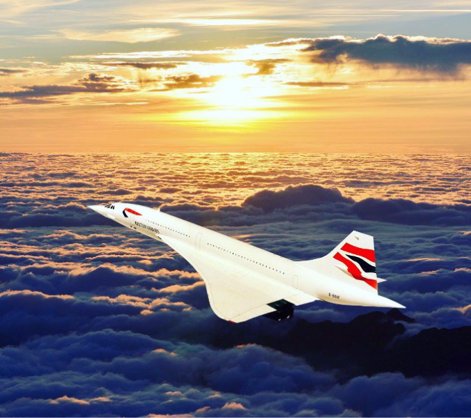 The birth and end of the Concorde supersonic jet