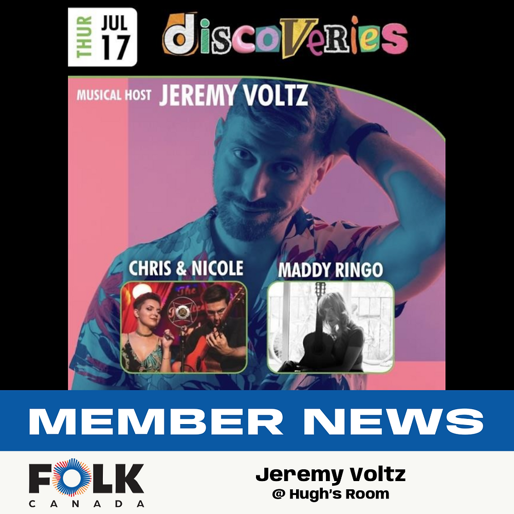 Jeremy Voltz @ Hugh’s Room