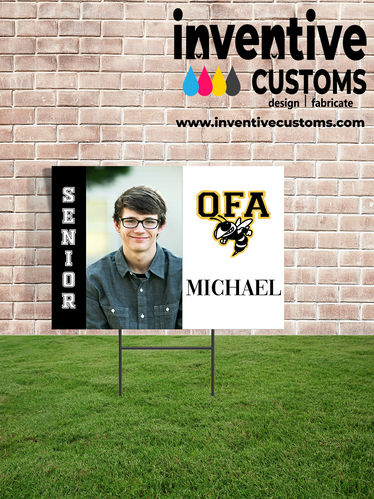 Oak Forest Academy Graduation Yard Sign | Inventive Customs