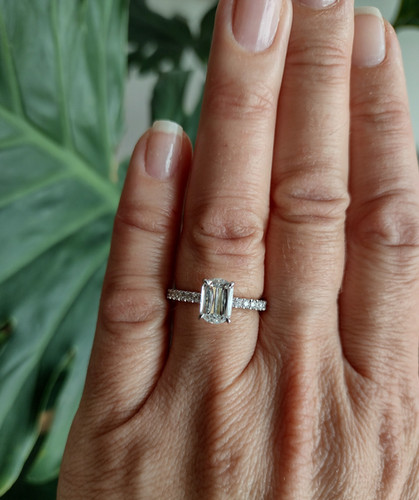 Crisscut Diamond Engagement Ring | balentinejewelers