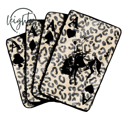 Western Cheetah Cards PNG | Leighton Blake