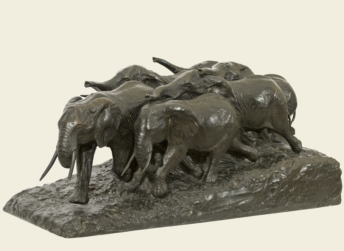 Carl Akeley Bronze Sculpture