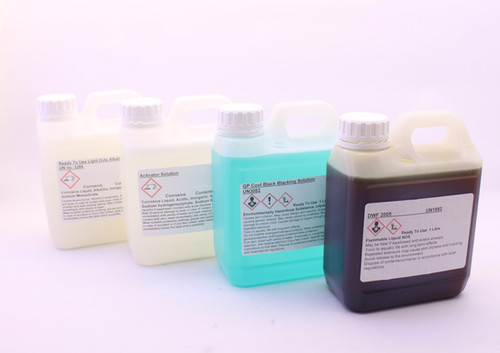 GP Cool Black Metal Chemical Blacking Kit | Gateros Plating Ltd