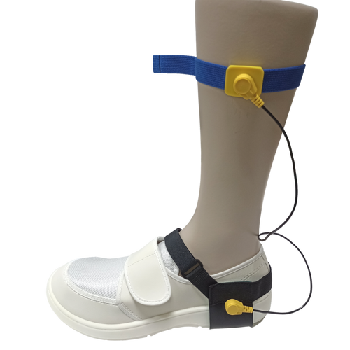 BH-907 ESD Touch Fastener with D-ring Type I Heel Grounder / Snap Buckle Elastic Leg Band | BHO ...