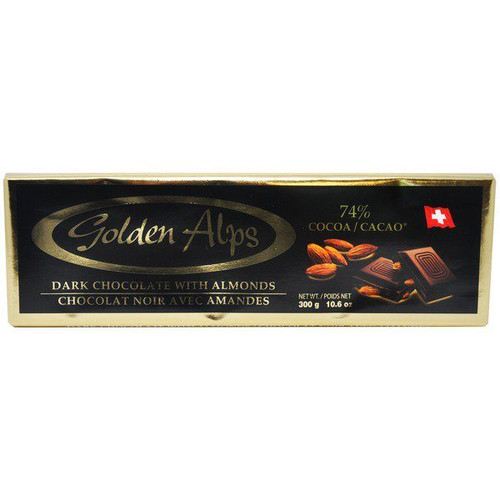 Golden Alps Dark Chocolate with Almonds | Marche Newon