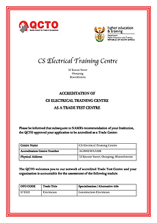 Home | CS Electrical Training Centre