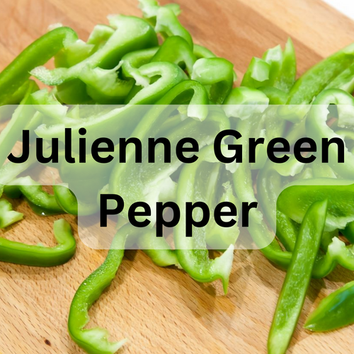 Fresh Cut Julienne Green Pepper | Fresh Produce