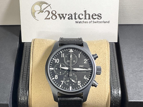 Brand new IWC Pilot Chronograph Top Gun IW388106 - Causeway Bay branch ...