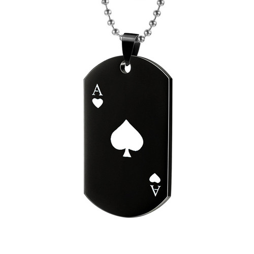 Men's Ace of Spades Necklace | Darby Pritchards