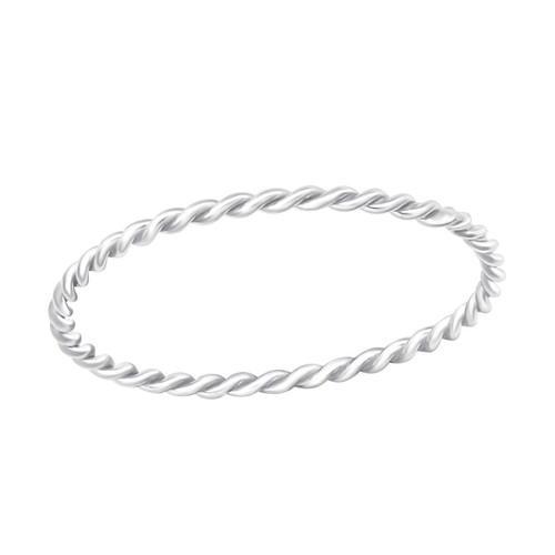 Silver Rope Ring | Darby Pritchards