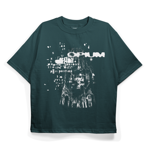 opium graphic oversize heavyweight t-shirt | WearADHD