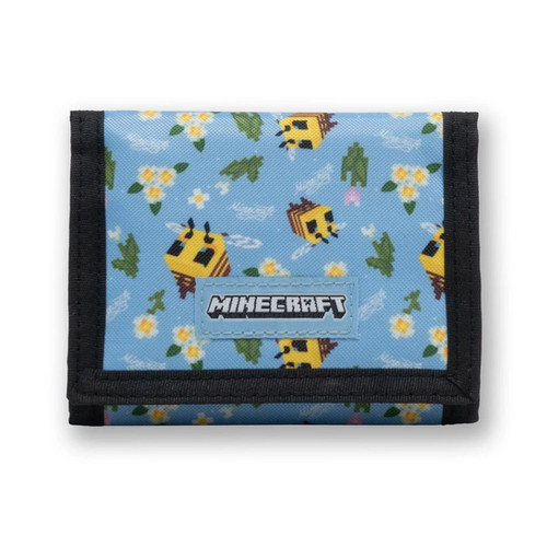 Minecraft Honey Bee Nylon Trifold Wallet | The Geek Side