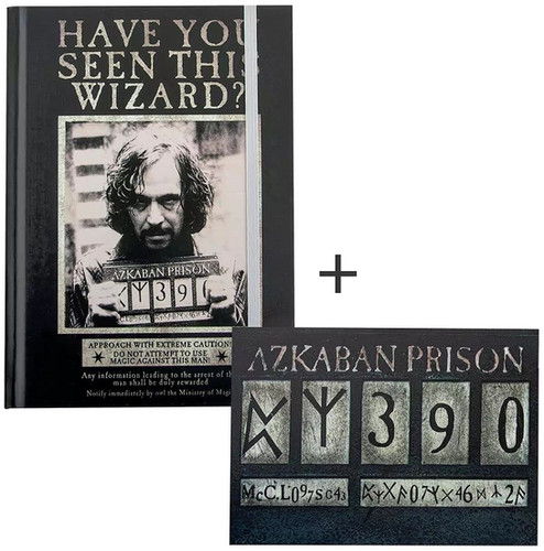 Harry Potter Sirius Azkaban Notebook and Bookmark | The Geek Side