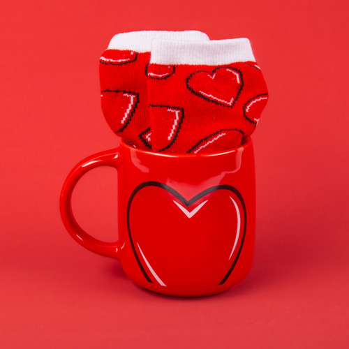HARIBO Mug & Sock Set - Heart | The Geek Side