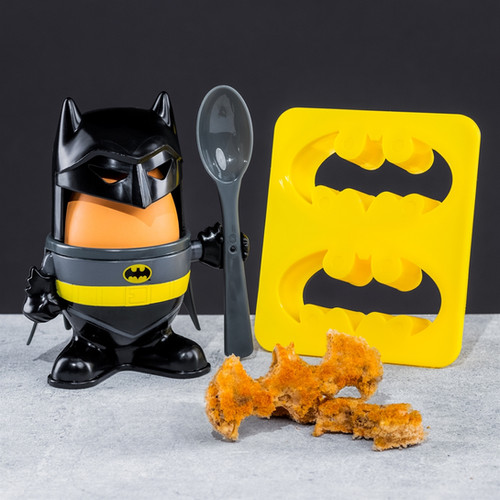 Batman Egg Cup and Toast Cutter | The Geek Side