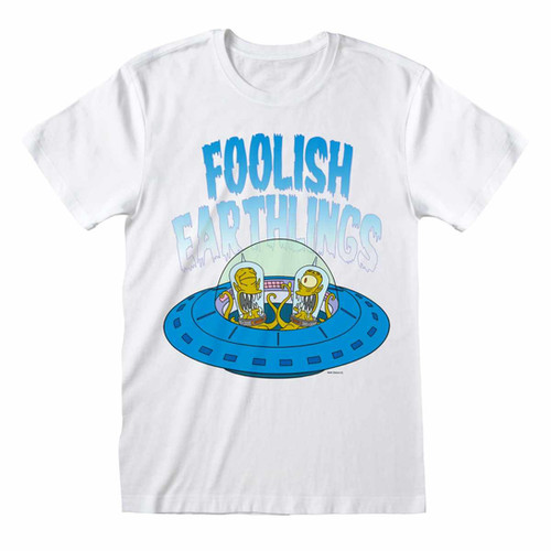 The Simpsons Foolish Earthlings Tshirt | The Geek Side