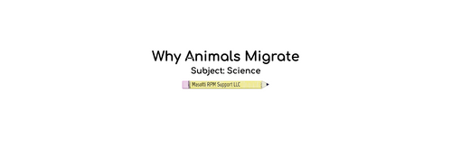 Why Animals Migrate | My Site 1