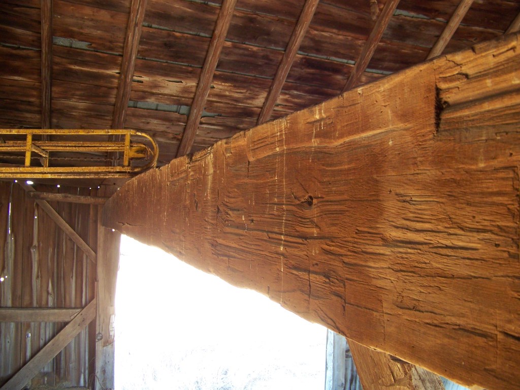 Hand Hewn English Style Barn | Green Mountain Timber Frames