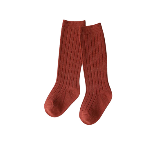 Ribbed Socks - Rust | LaPerouge