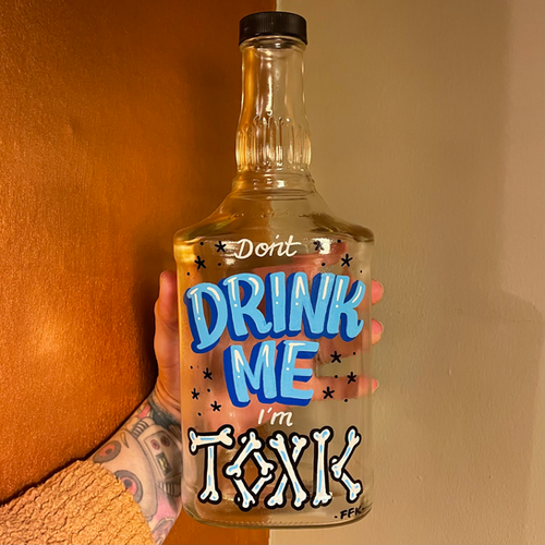 Toxic Glass Bottle | Frankenfreckle