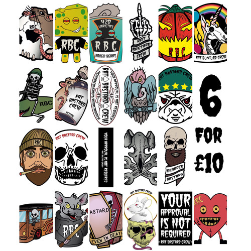 RBC Stickers | Frankenfreckle