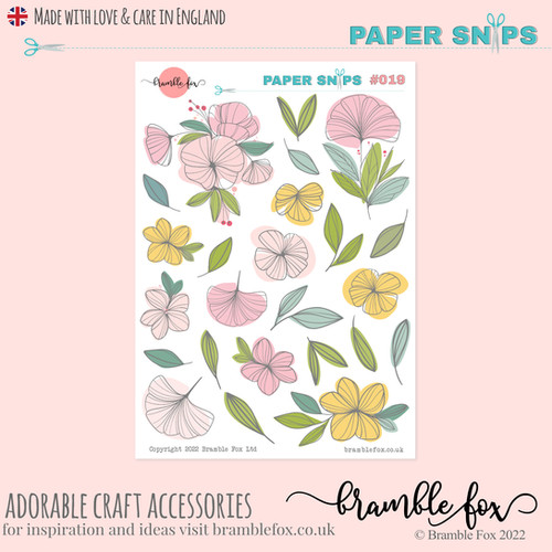Paper Snips 019 | Florals | bramblefox