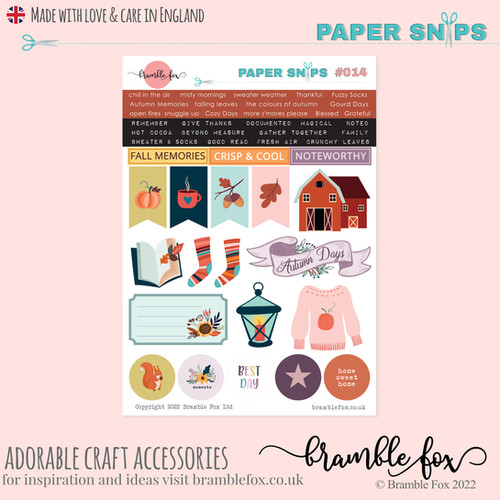 Paper Snips 014 | Cosy Autumn | bramblefox