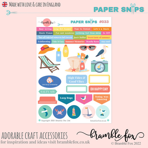 Paper Snips 033 | Summer | bramblefox