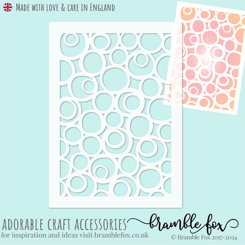 Fox Cut Stencil | #110 | Bubbles | bramblefox