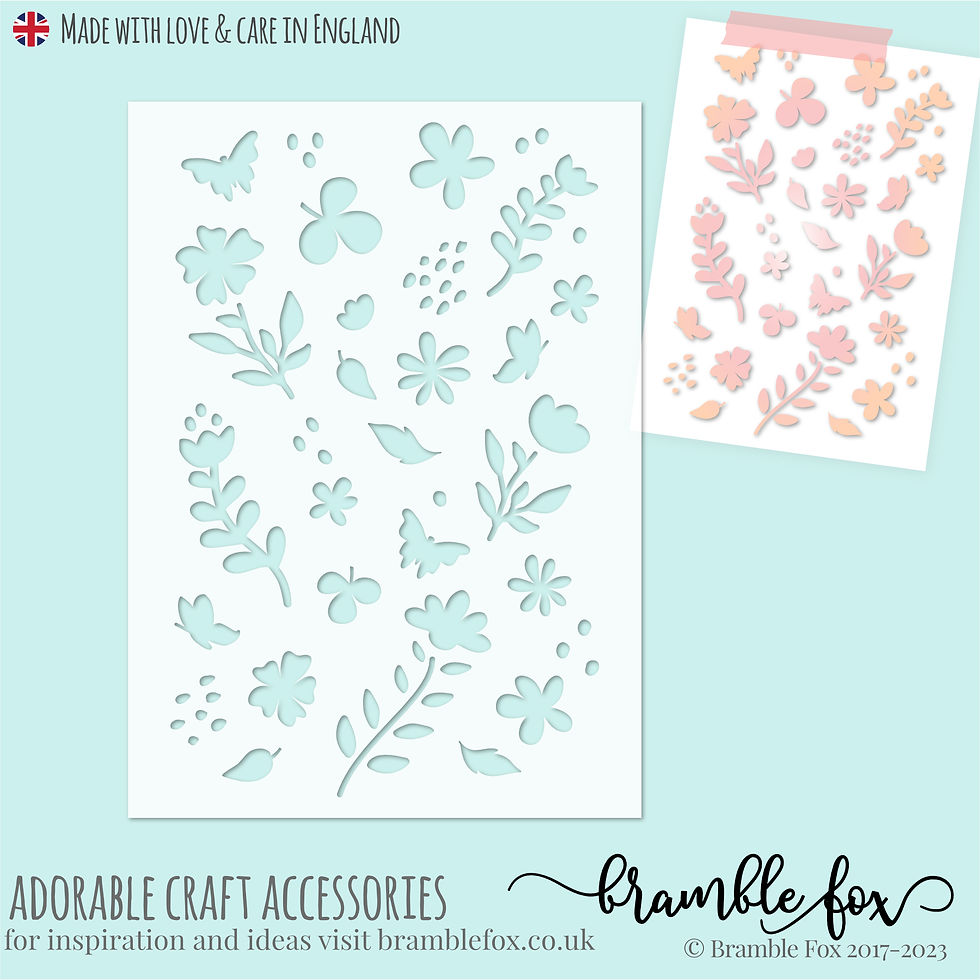 Fox Cut Stencils for Crafts and Scrapbooks| bramblefox