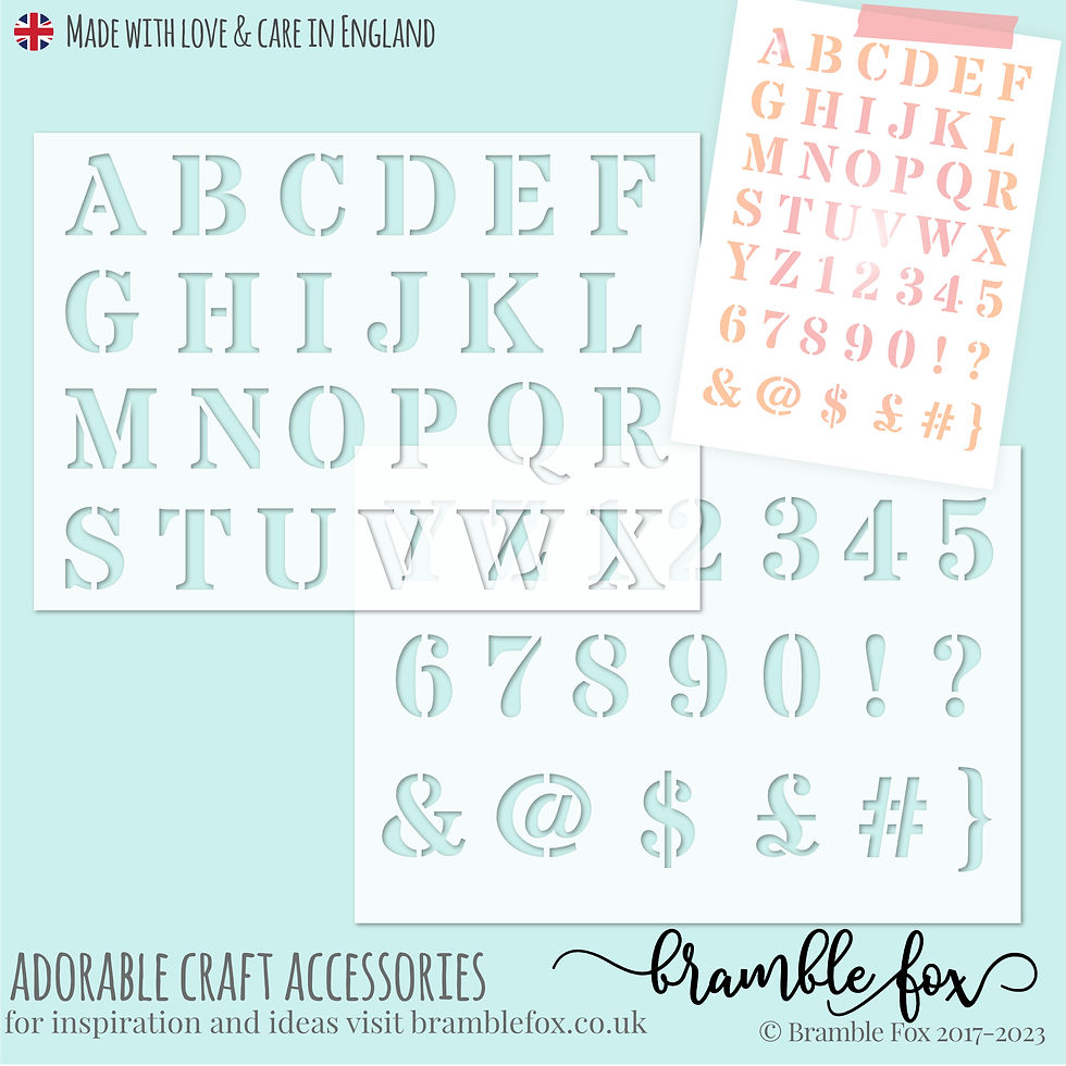 Fox Cut Stencils for Crafts and Scrapbooks| bramblefox 2/5