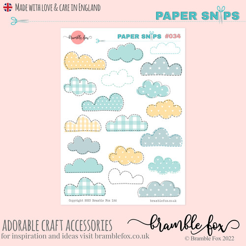 Paper Snips 034 | Clouds | bramblefox