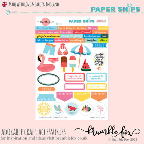 Paper Snips 030 | Summer | bramblefox