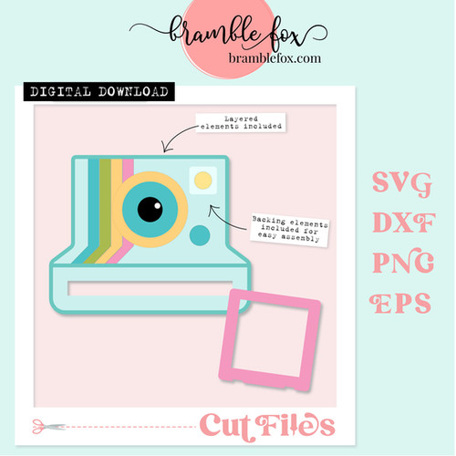 Polaroid Camera | Cut File | bramblefox