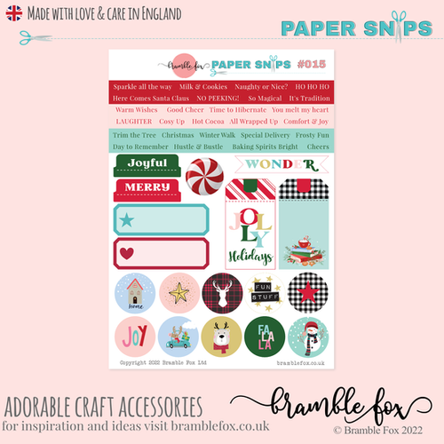 Paper Snips 015 | Festive Fun | bramblefox