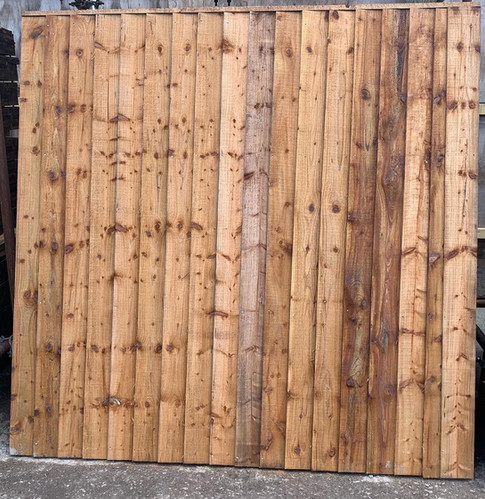 Backed and capped Featheredge fence panel 5ft | Just Fencing Supplie