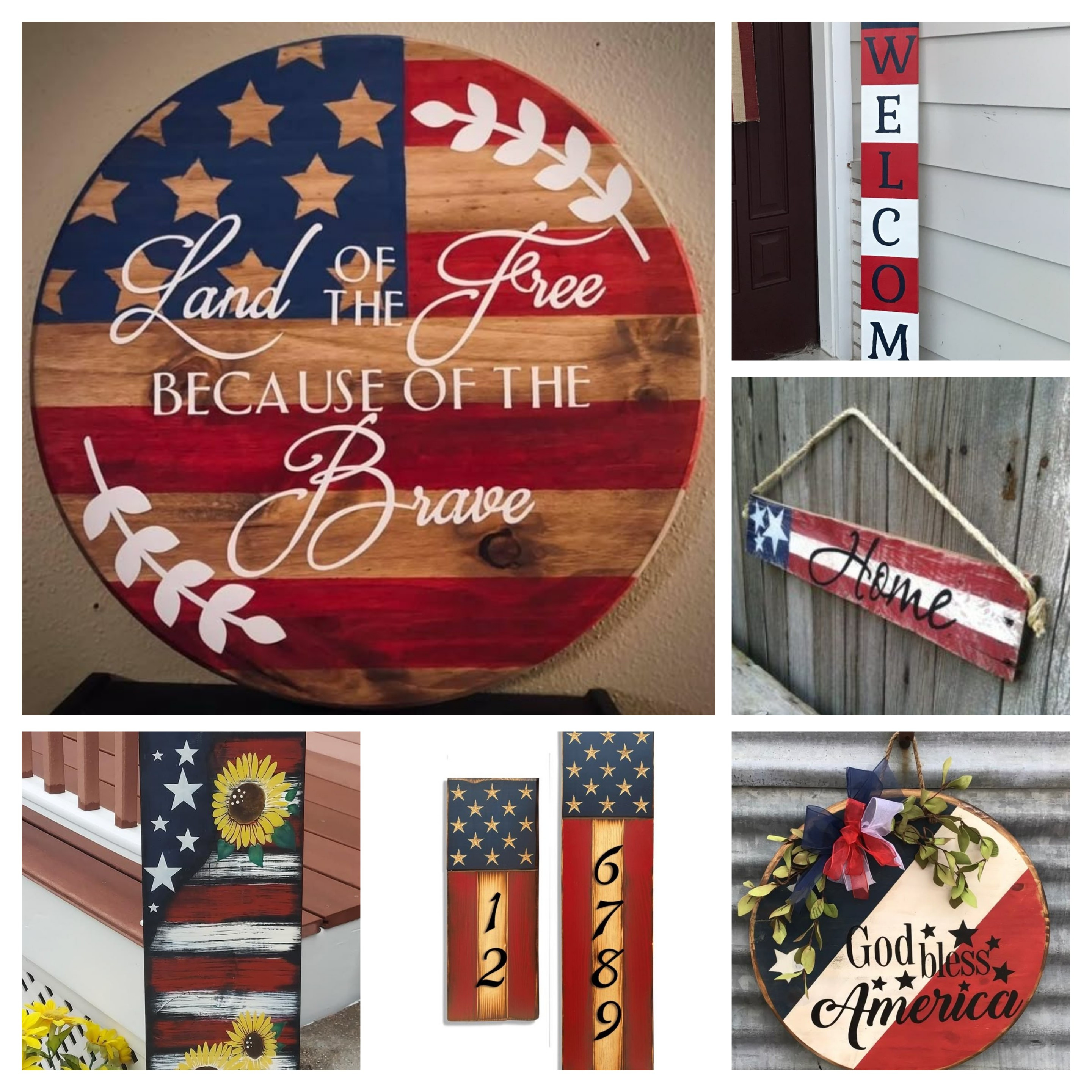 Memorial Day American Flag Crafts | Bluffton Art Company