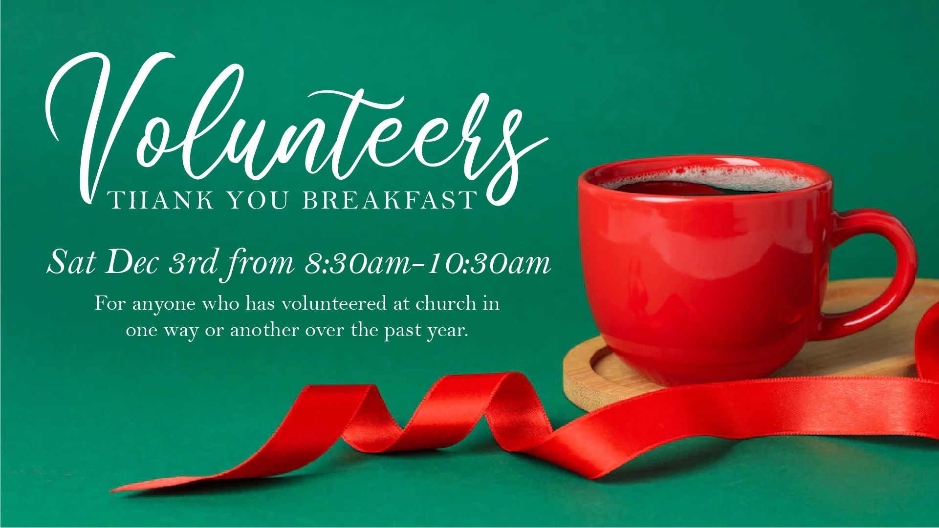 Volunteer's Thank you Breakfast | Terrigal Uniting