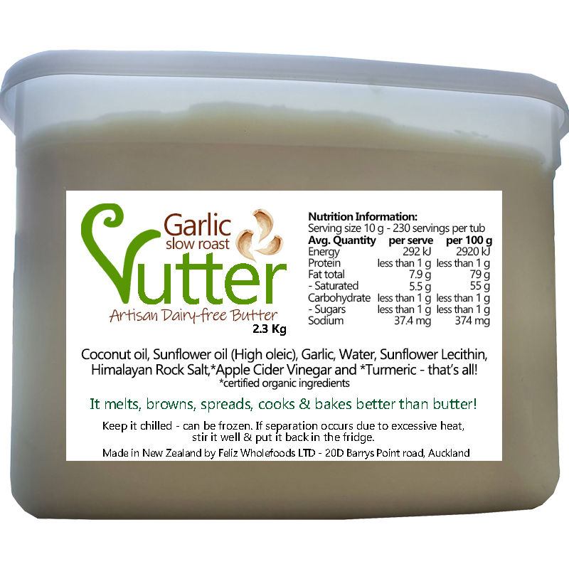 Buy Vutter | New Zealand made vegan butter | Feliz Wholefoods