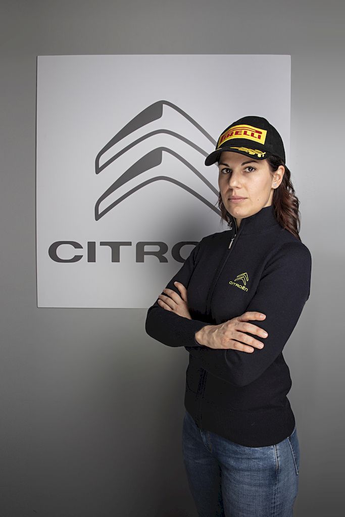 LUCA ROSSETTI CON ELEONORA MORI EQUIPAGGIO UFFICIALE DI CITROËN ITALIA ...