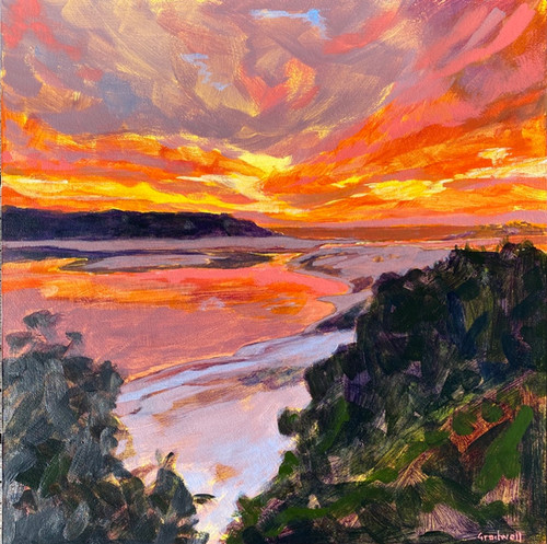 Lake Conjola Sunset | Kate Gradwell Art