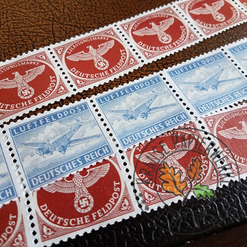 Feldpost Stamps - strip of 5 | krausepapierwerke