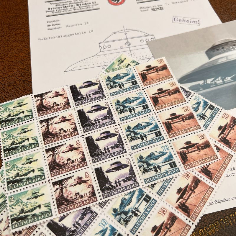 Nazi UFO (Haunebu II) - Stamps | krausepapierwerke