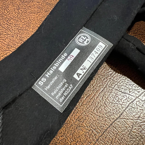 RZM Tag for SS Necktie (Halsbinde) | Krause Papierwerke