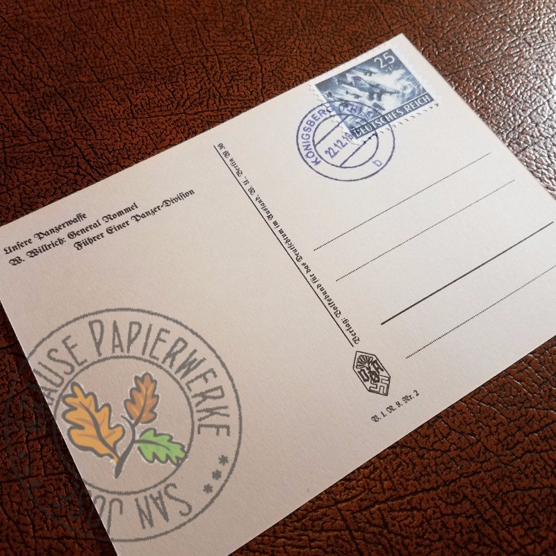 Erwin Rommel - Postcard | krausepapierwerke