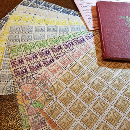 NSDAP Dues Stamps, 1936-38 | Krause Papierwerke